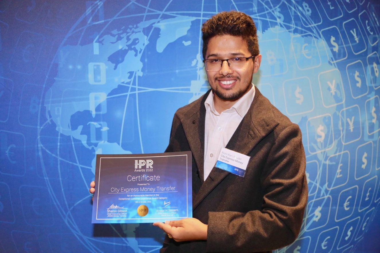 From left to right: (Left) Bethany Goodman; Oussama Kseibati; Natalie Perkins; Joseph Lamptey ...